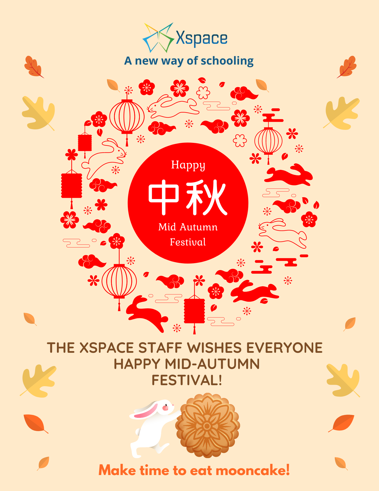 Mid Autumn Festival Message - Xspace Learning